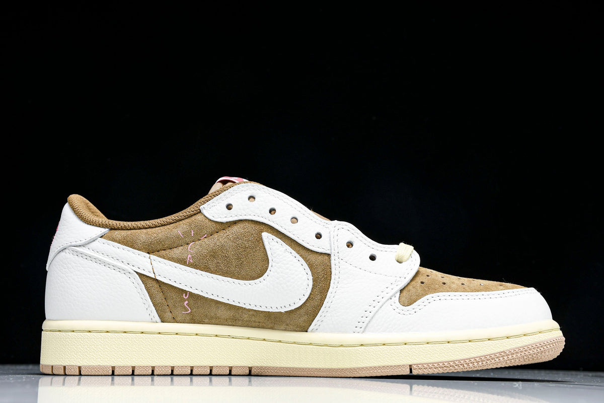 Travis Scott AJ1 Retro Low OG 'Sail Shy Pink' – Drip Locker USA