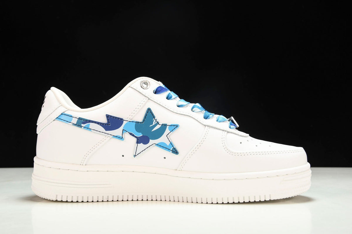 A Bathing Ape Bape Sta 'White ABC Camo - Blue' – Drip Locker USA