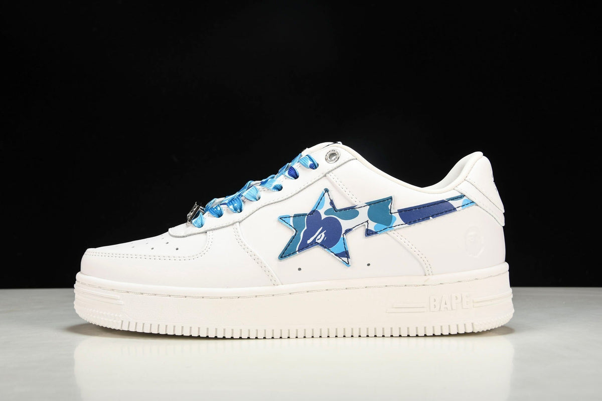 A Bathing Ape Bape Sta 'White ABC Camo - Blue' – Drip Locker USA