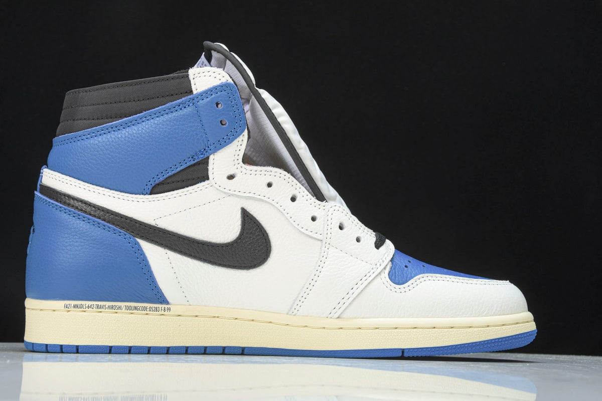 Travis Scott AJ1 Retro High x Fragment ‘Military Blue' – Drip Locker USA